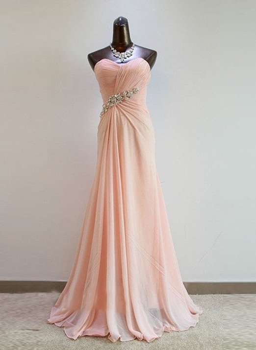 Pretty Light Pink Sweetheart Prom Dresses 2018, Bridesmaid Dresses 2018 ...